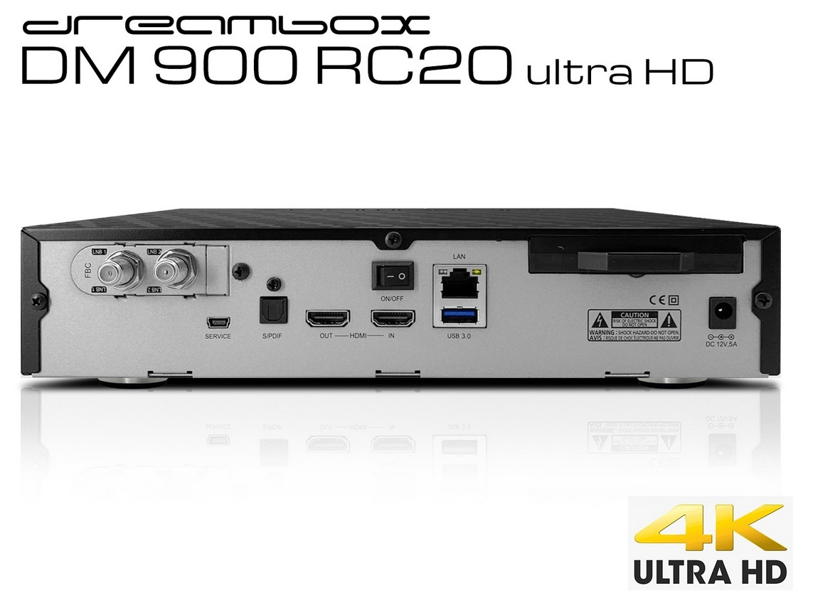 DREAMBOX DM900 RC20 4K UHD DUAL FBC 2xDVB-S2X MS :: HeVeX - Cyfrowe ...